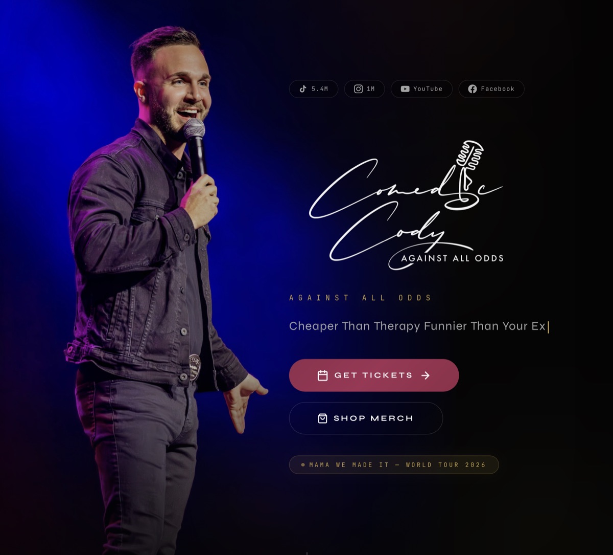 Comedic Cody — Official Website